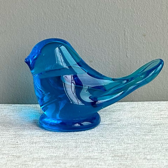 Art | Blue Bird Vintage Art Glass | Poshmark